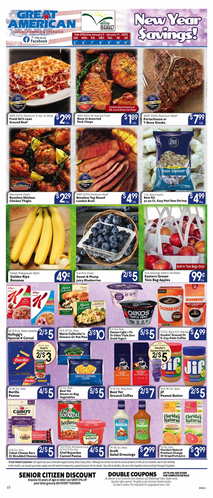 Print Weekly Specials | Valley Market & Jim's Great American | Weekly ...